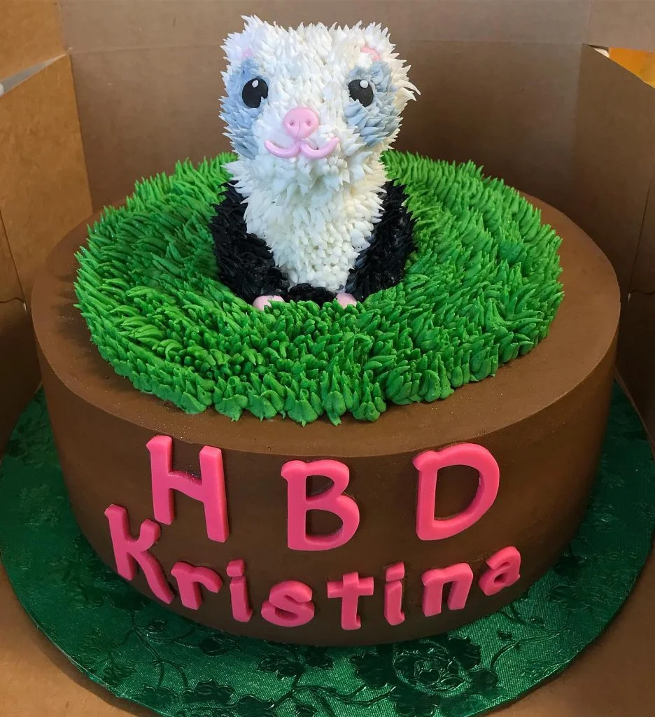 [Latest] 14 Ferret Cake Designs, Ideas, Toppers, Themes in 2024
