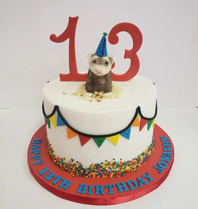 [Latest] 14 Ferret Cake Designs, Ideas, Toppers, Themes in 2024