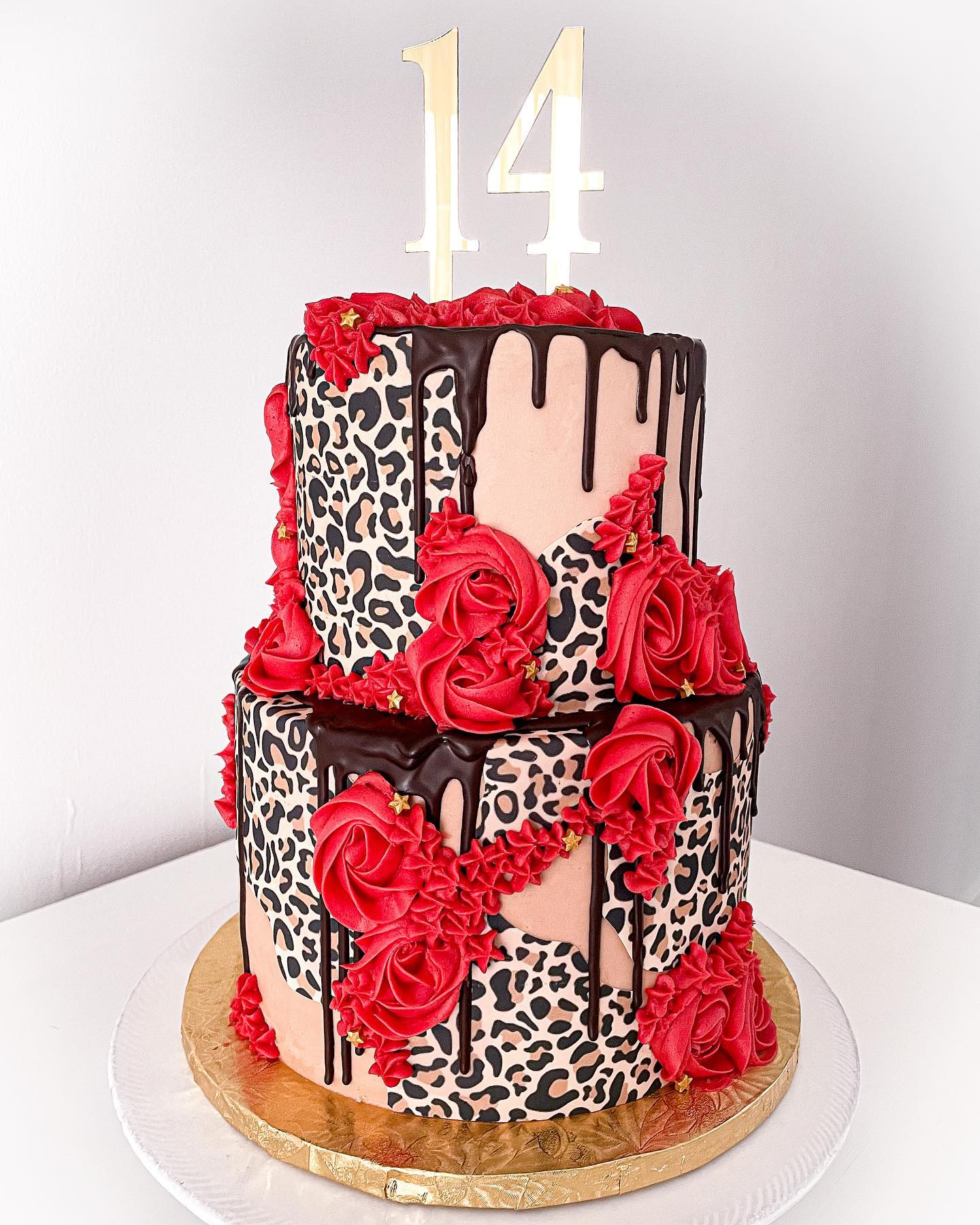 14 Leopard Print Cake Designs Ideas Toppers in 2023
