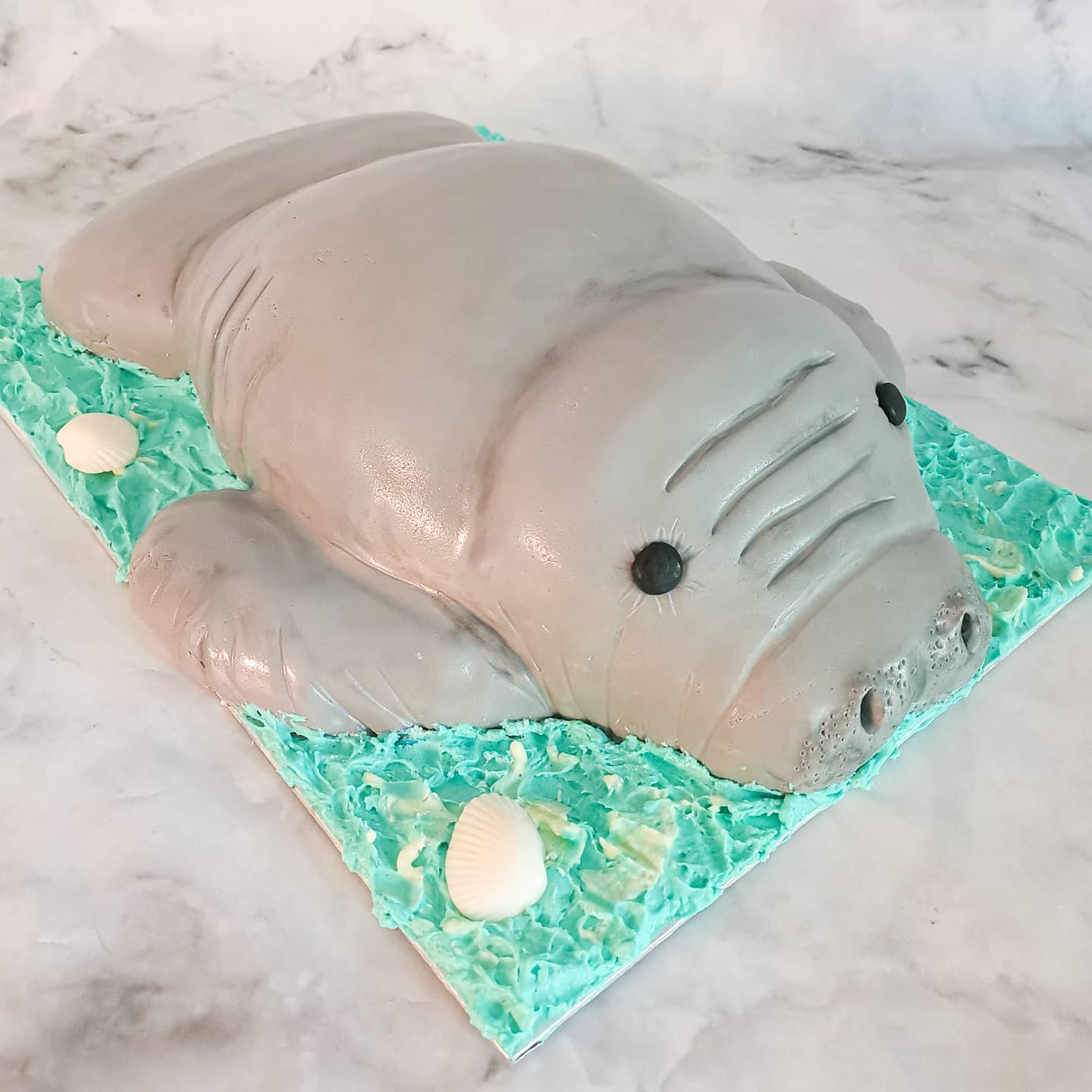 [Updated] 14 Manatee Cake Designs, Images, Toppers in 2024