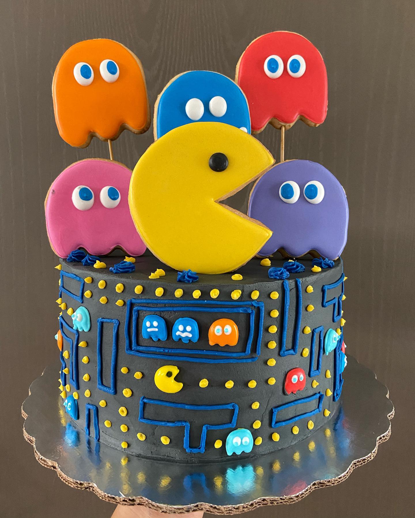 [New Designs] 17 Pacman Cake Designs Images Decorations in 2024