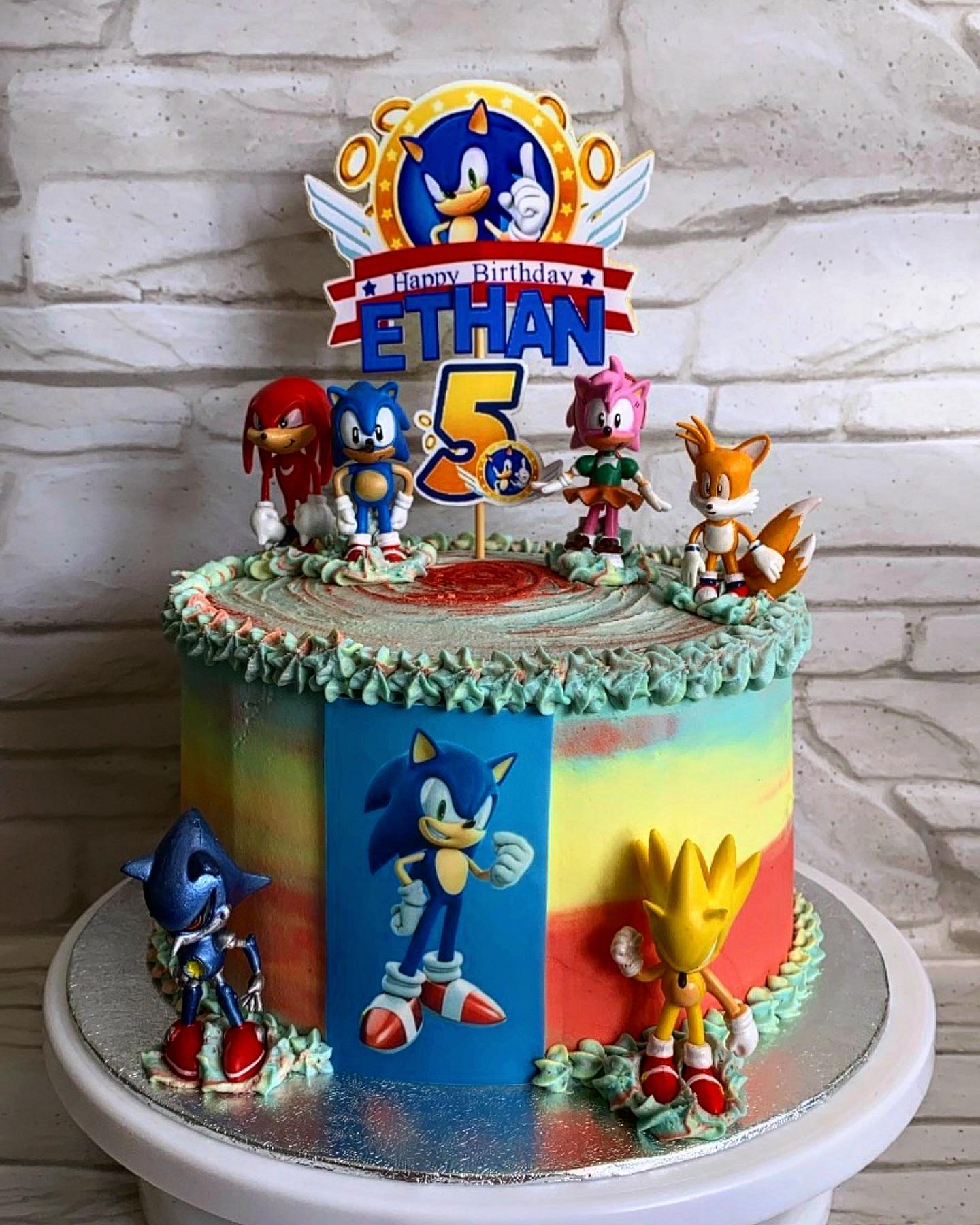 [New] 18 Sonic Cake Design Pictures & Decoration Ideas in 2024