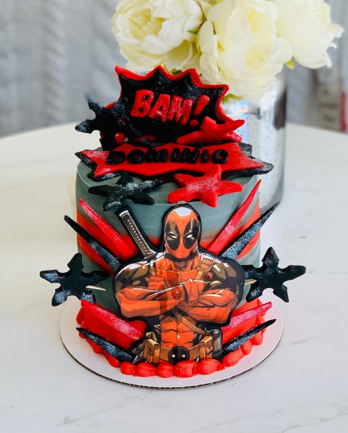 20 Deadpool Cake Designs for Birthday Celebrations 2024