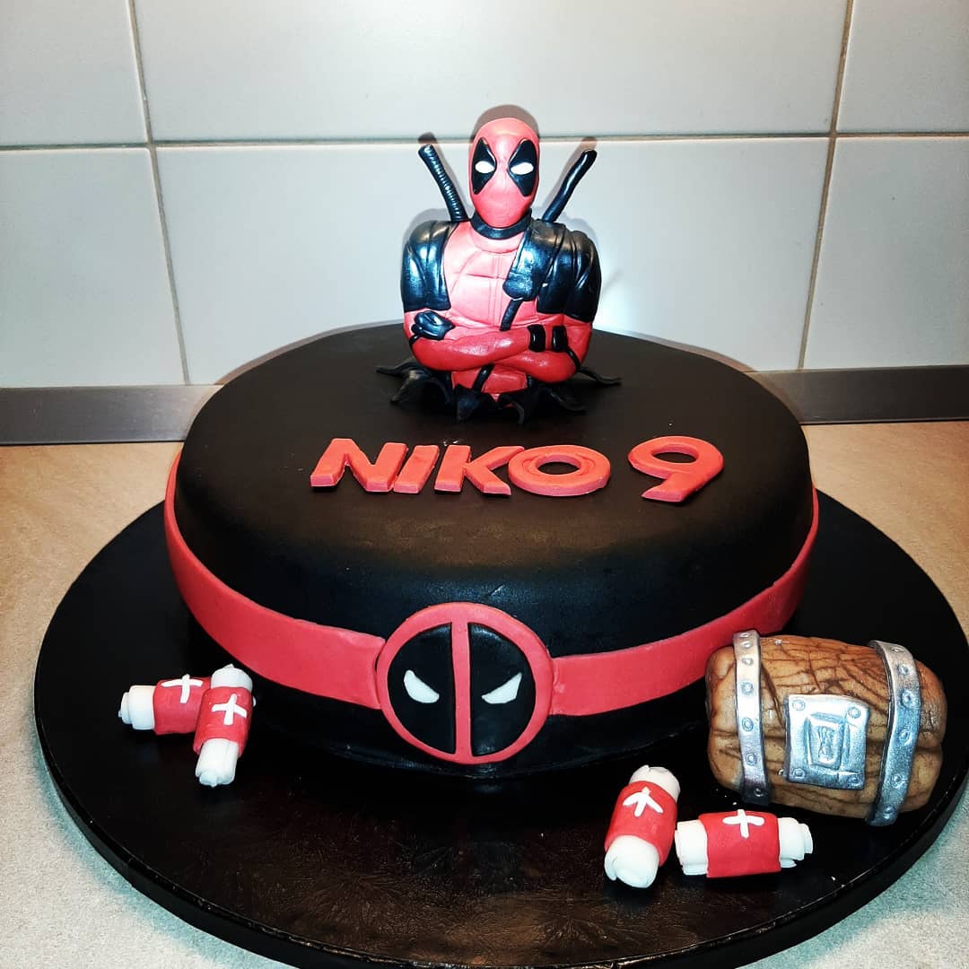20 Deadpool Cake Designs for Birthday Celebrations 2024