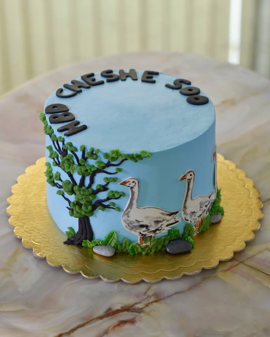 [Updated] 14 Goose Cake Designs, Images, Decorations in 2024