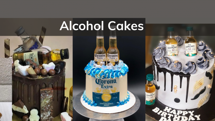 [Updated] 16 Alcohol Cake Design Ideas Decorations Toppers in 2024