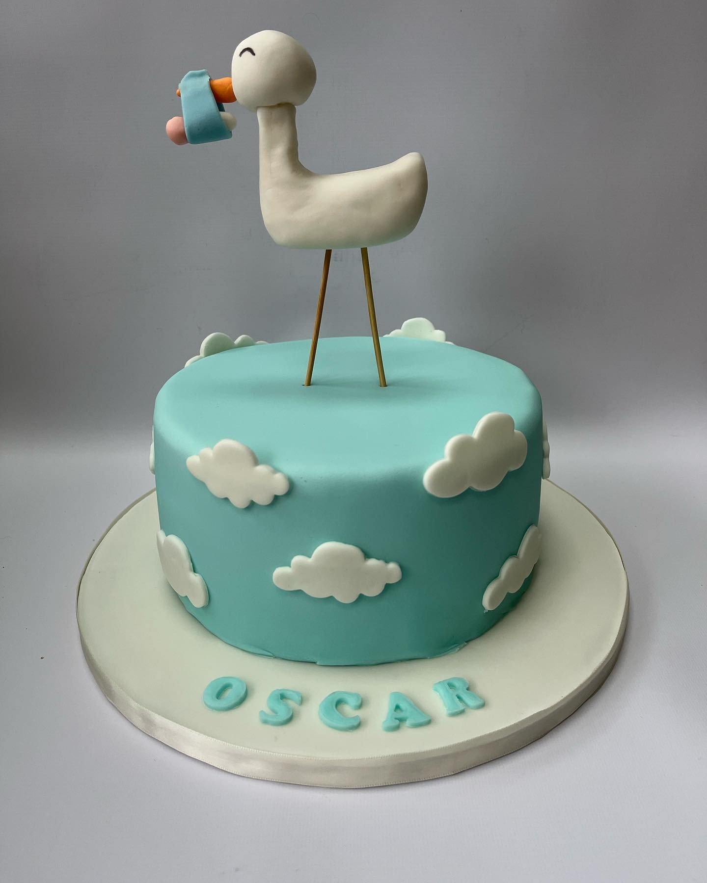[Updated] 14 Stork Cake Designs Images for Birthday in 2024