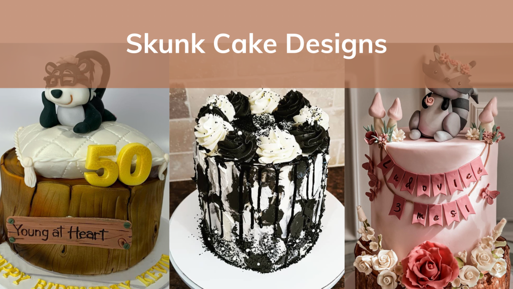 15 Skunk Cake Designs Decorations in 2024
