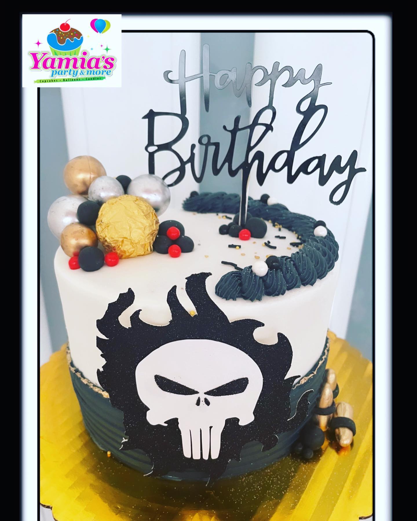 [New Designs] 15 Punisher Cake Designs for Birthday in 2024