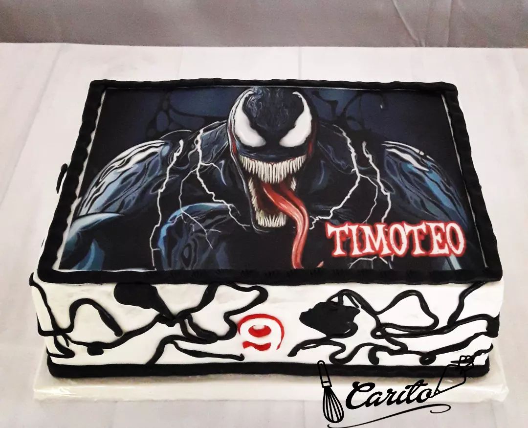 14 Venom Cake Designs Toppers in 2024