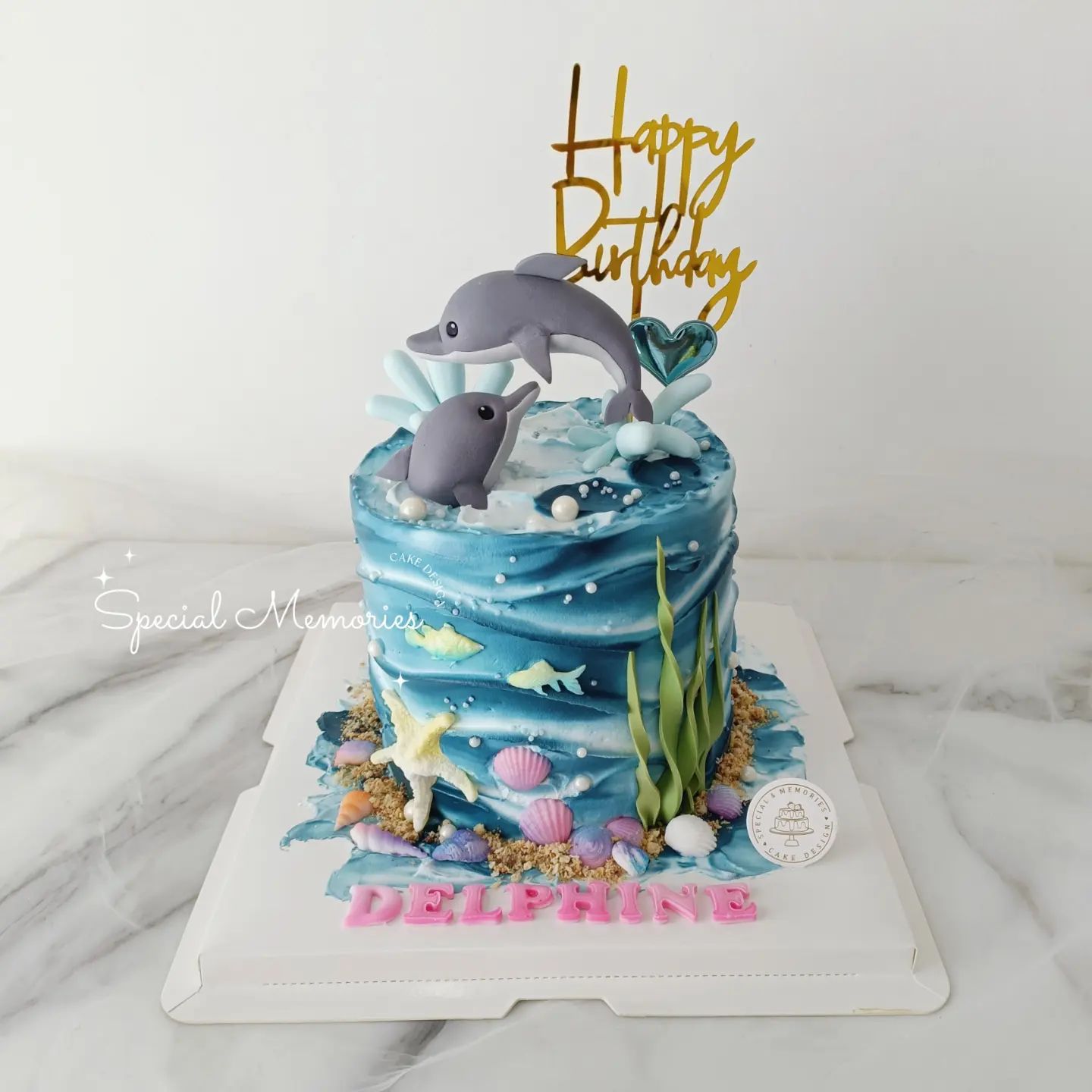 [Latest] 15 Dolphin Cake Designs Ideas Decorations in 2024
