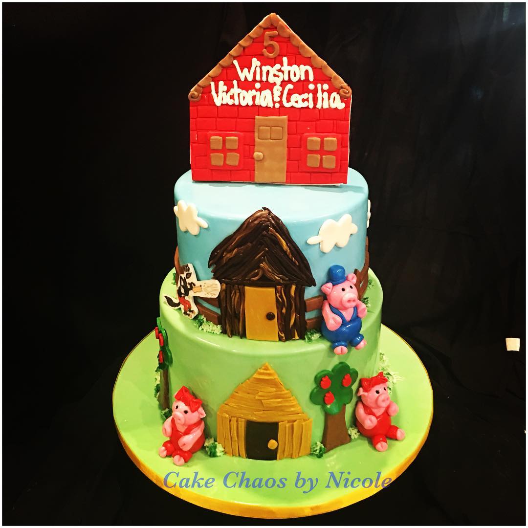 [New] 16 Three Little Pigs Cake Designs in 2024