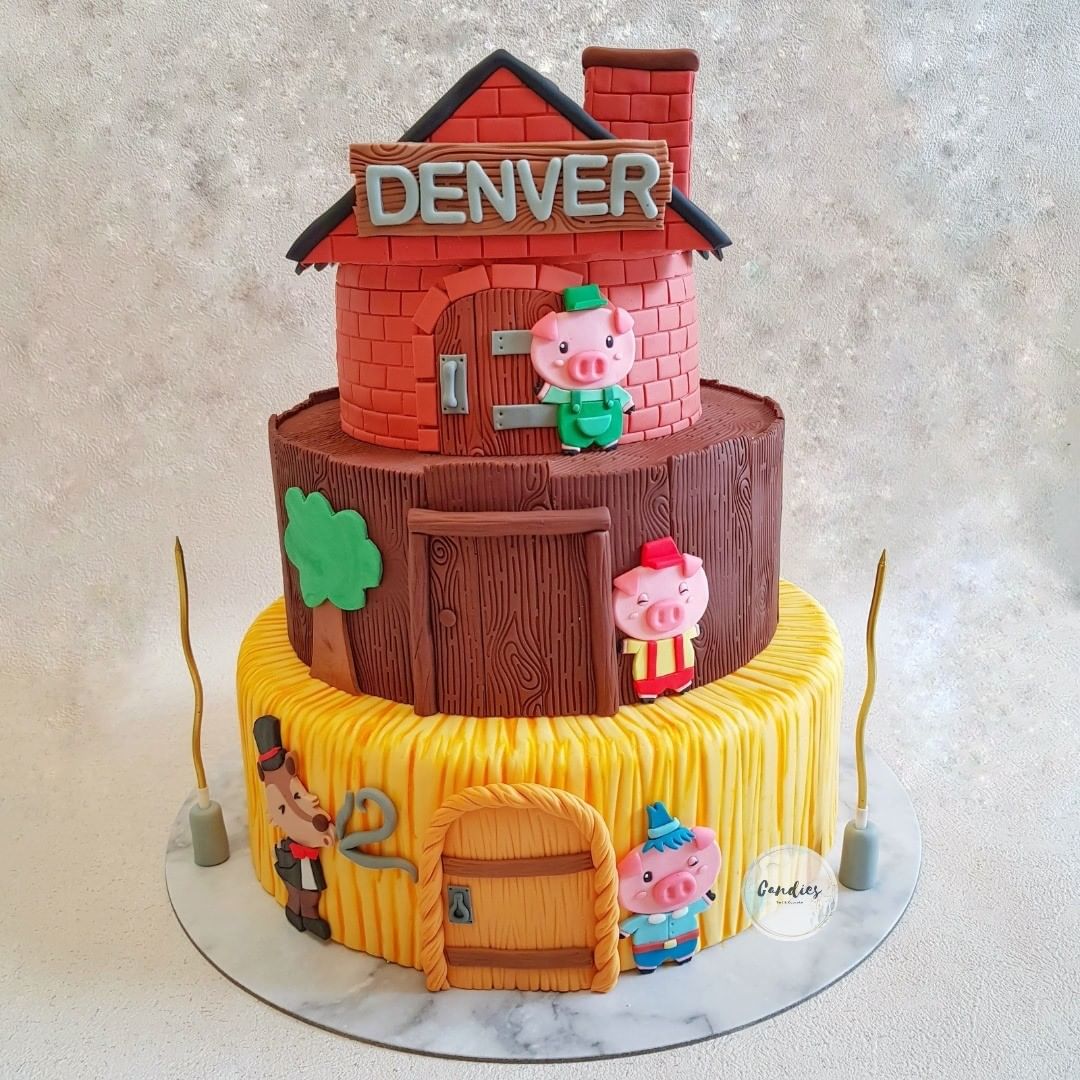 [New] 16 Three Little Pigs Cake Designs in 2024