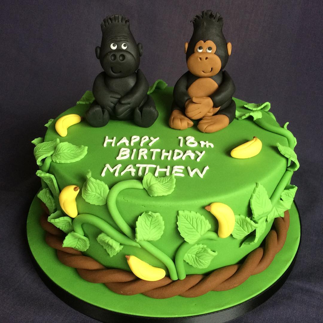[Updated] 12 Gorilla Cake Designs Decoration Ideas in 2023