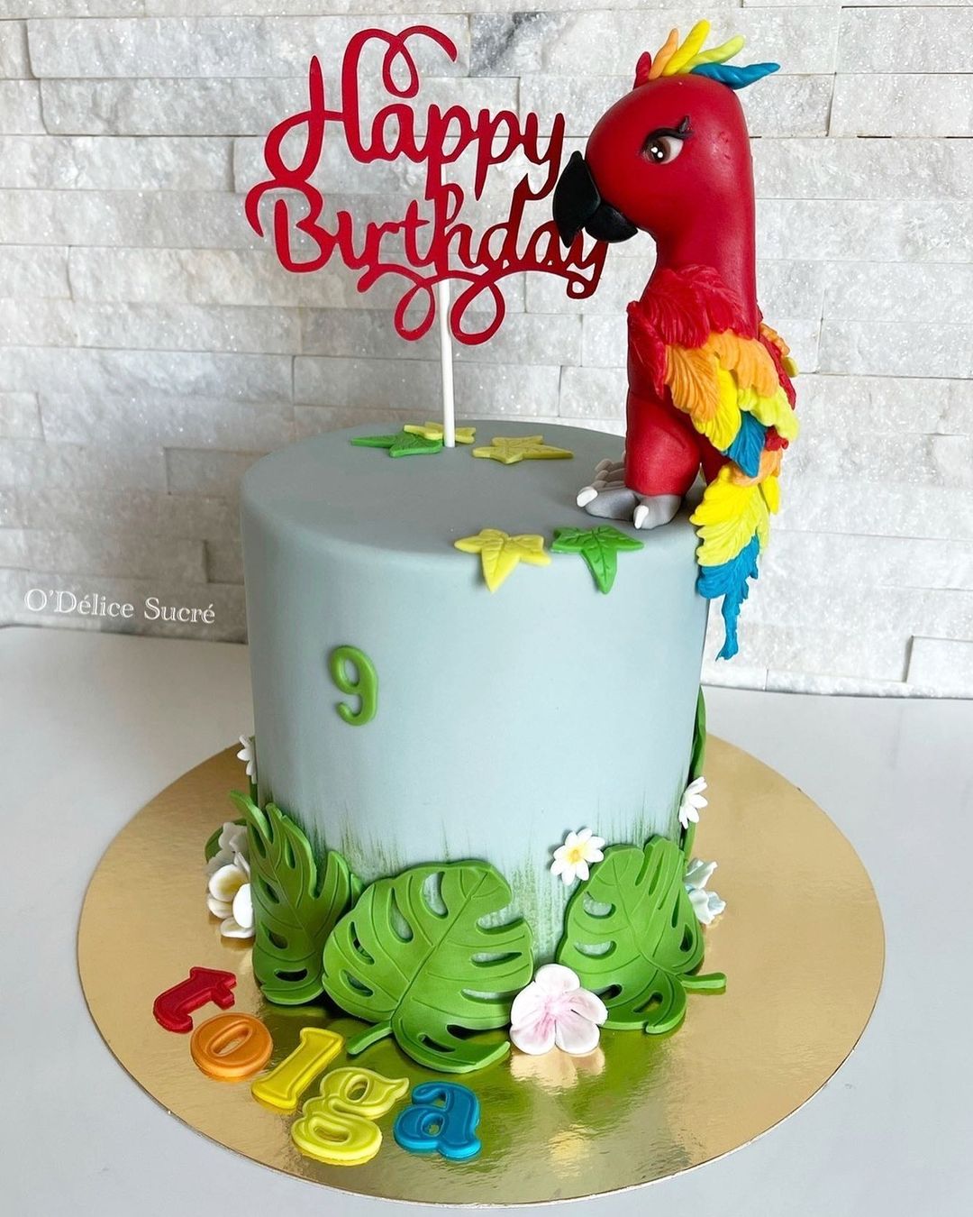 [Updated] 15 Parrot Cake Designs Ideas Decorations in 202