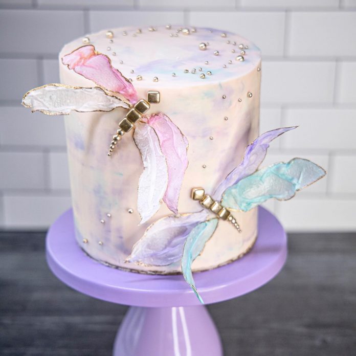 [New] 10 Dragonfly Cake Designs Decorations Ideas in 2024