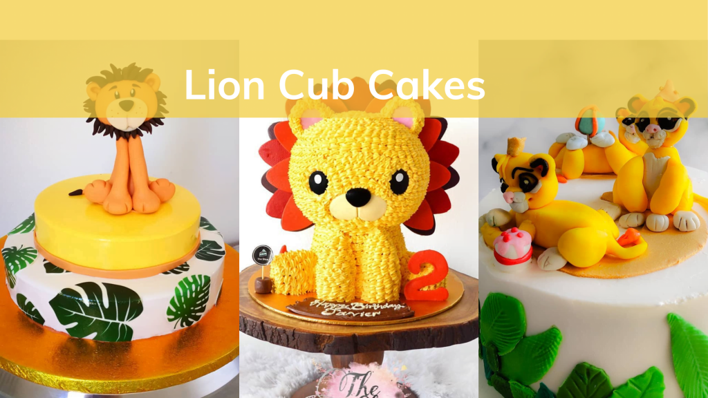 [New Designs] 15 Lion Cub Cake Designs Toppers in 2024