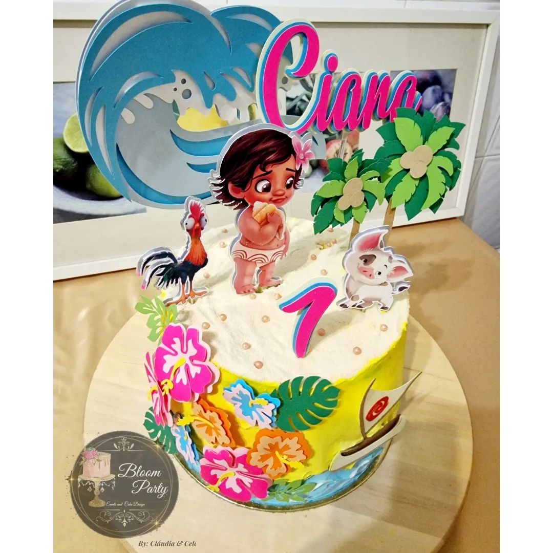 [Latest] 12 Moana Cake Designs Ideas Themes in 2024