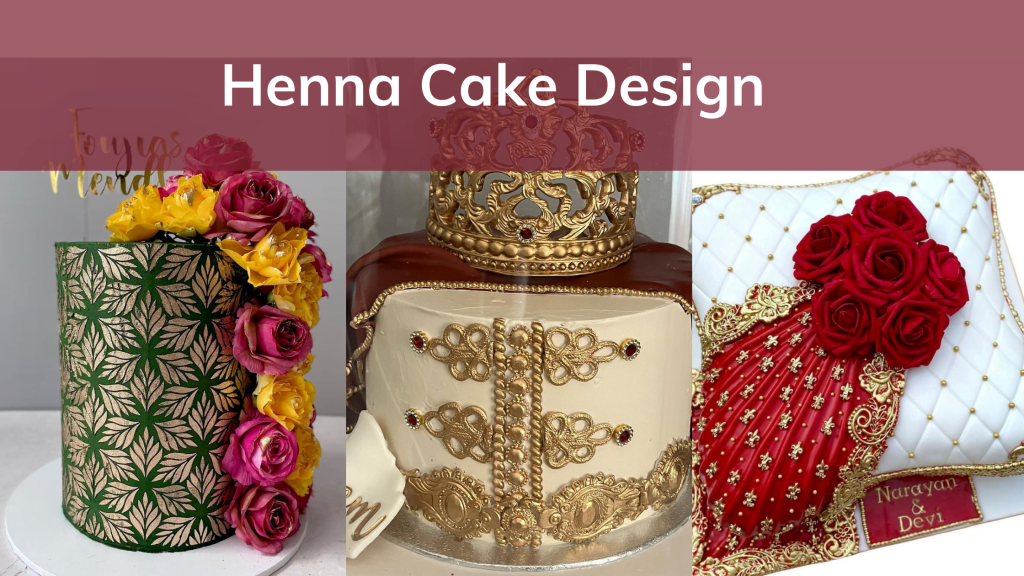[Latest] 16 Henna Cake Designs Images in 2024