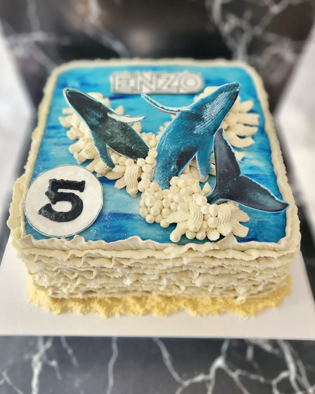 [New Designs] 15 Blue Whale Cake Designs Ideas Decorations in 2024