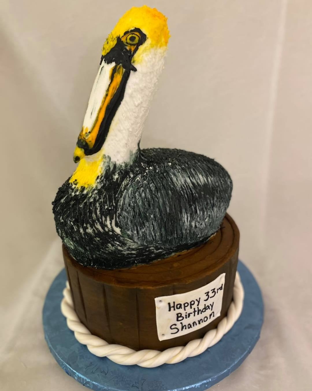 [New Designs] 18 Pelican Cake Designs Ideas Toppers in 2024