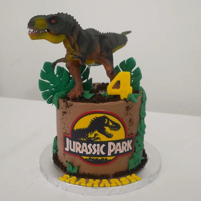 Jurassic Park Cake Designs Decorations in 2024