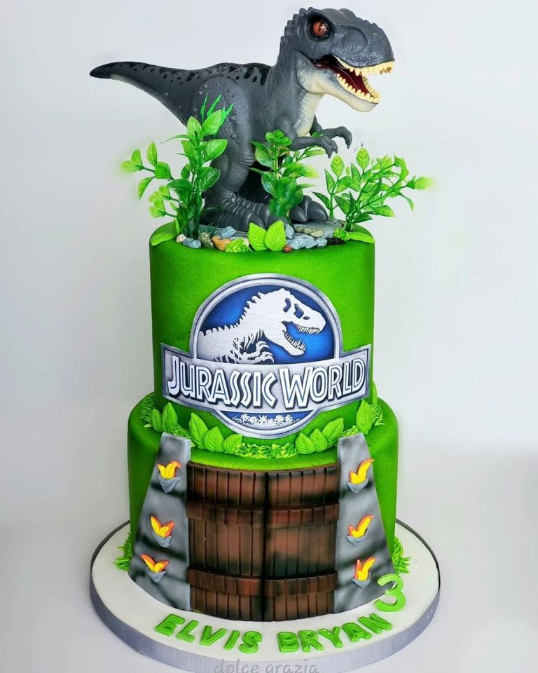 Jurassic Park Cake Designs Decorations in 2024