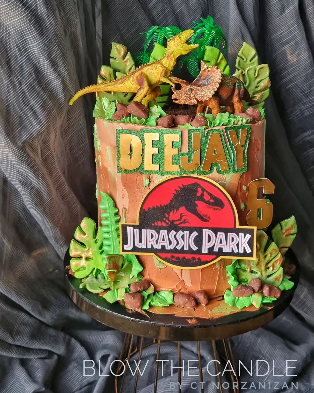 Jurassic Park Cake Designs Decorations in 2024