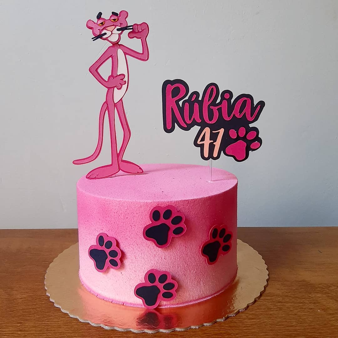 Pink Panther Cake Design Ideas Decorations in 2024