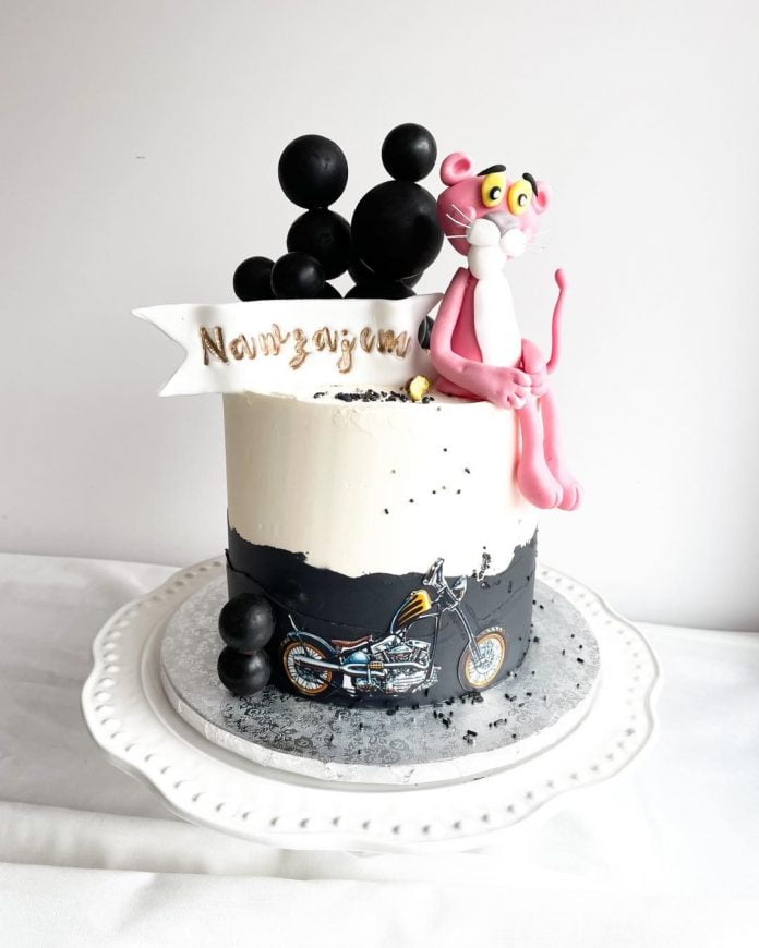 Pink Panther Cake Design Ideas Decorations in 2024