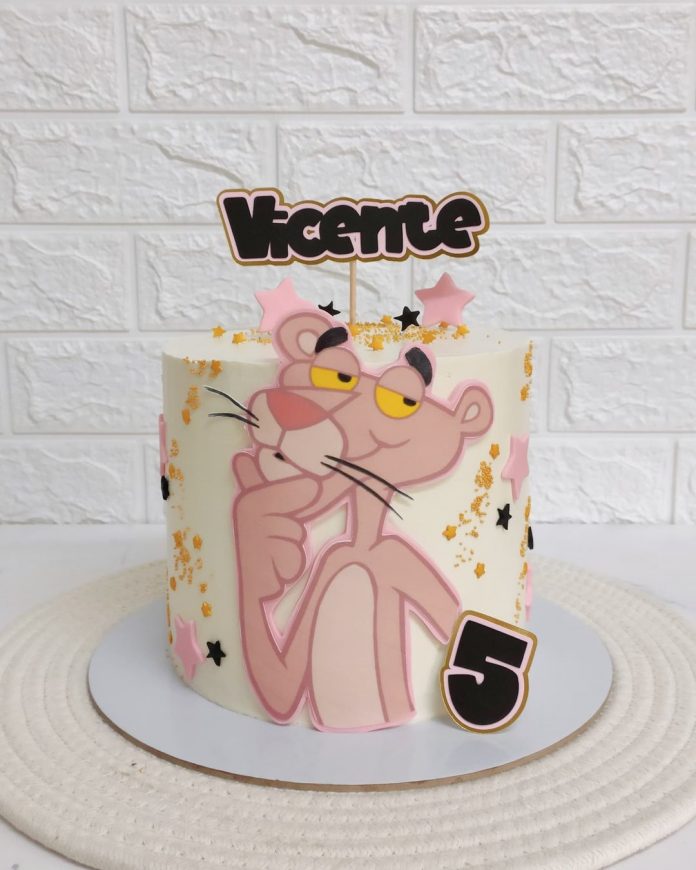 Pink Panther Cake Design Ideas Decorations in 2024