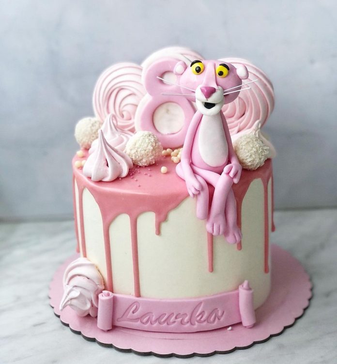 Pink Panther Cake Design Ideas Decorations in 2024