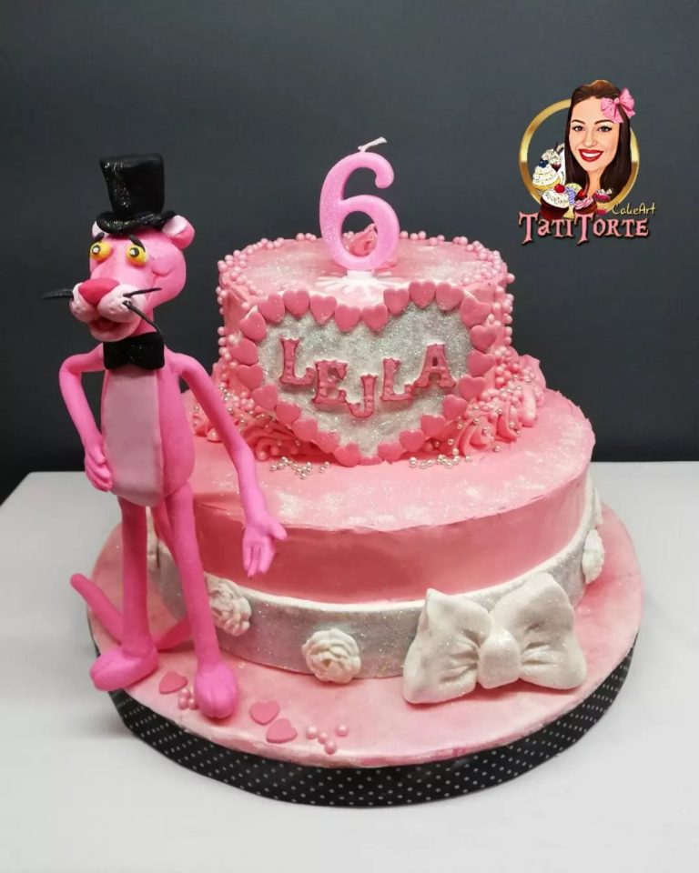 Pink Panther Cake Design Ideas Decorations in 2024