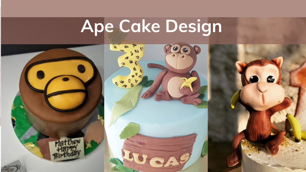 Ape Cake Design for Monkeys in 2024