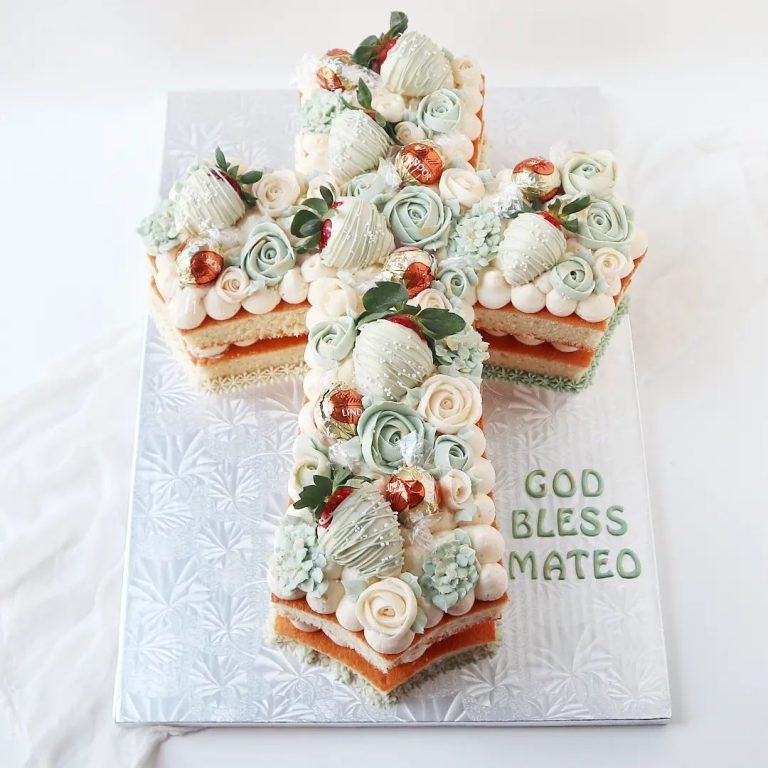 [Popular] Cross Cake Designs Ideas and Decorations in 2024