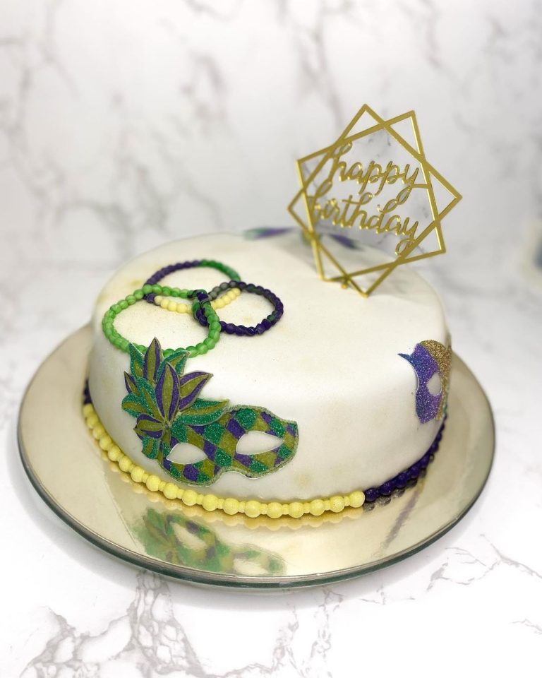 Mardi Gras Cake Design Ideas Decorations in 2024