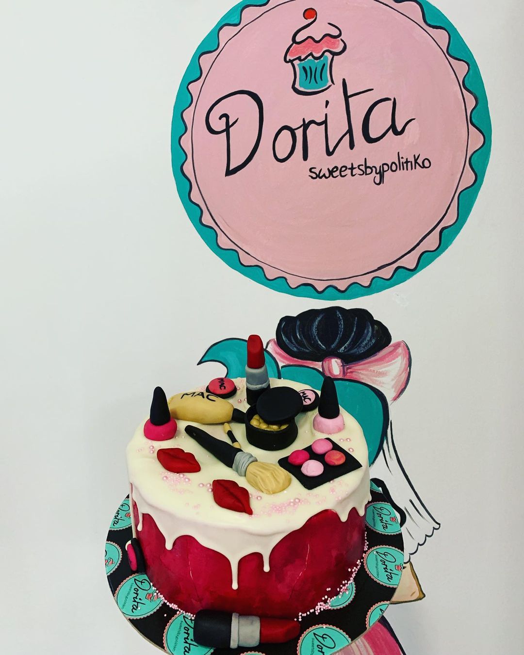 Glamorous Delights: Stunning Mac Makeup Cake Designs for Women