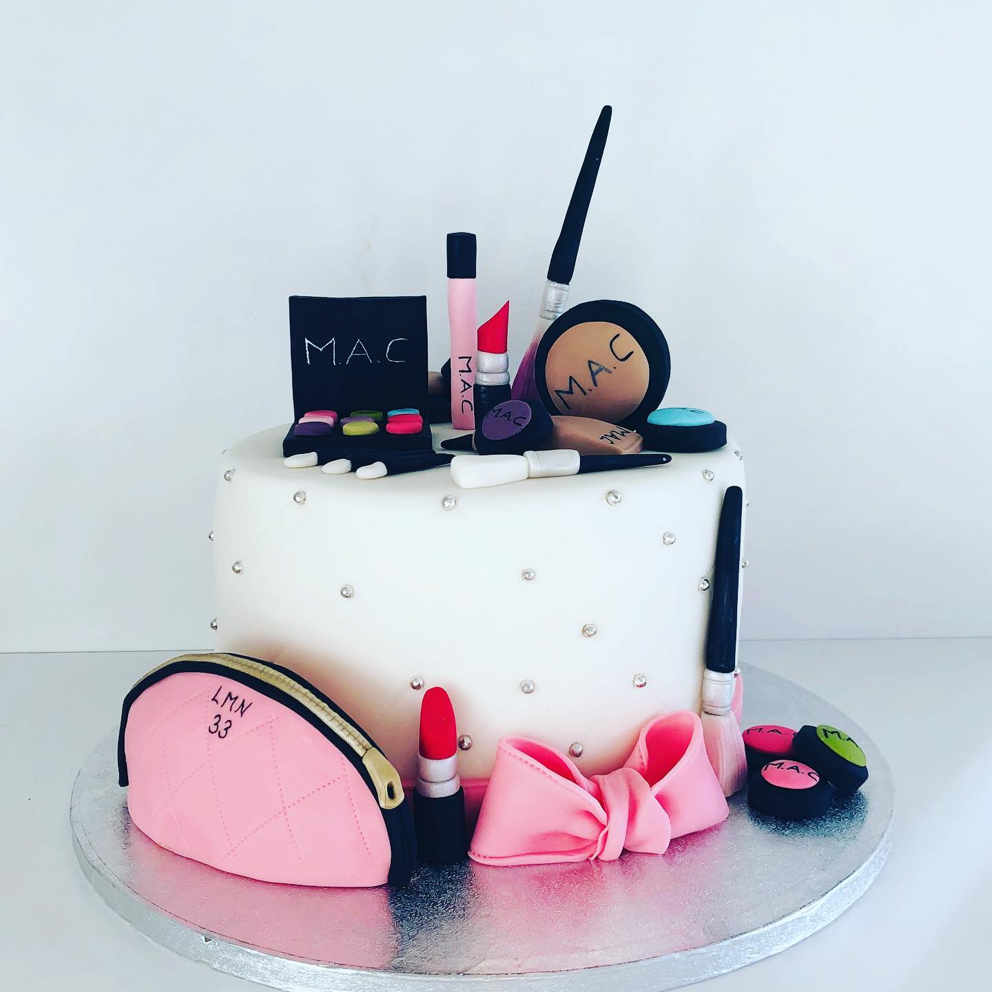 Glamorous Delights: Stunning Mac Makeup Cake Designs for Women
